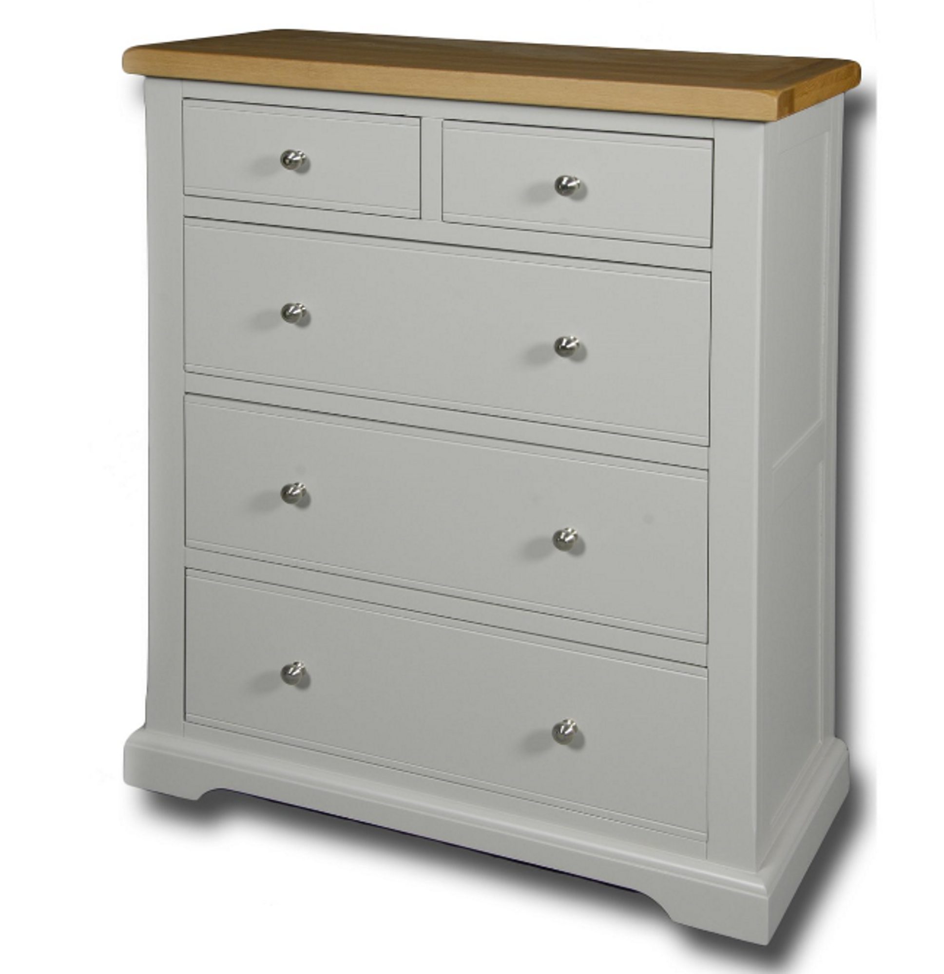 Real Wood Rio Painted 2 Over 3 Jumbo Chest - Chest of Drawers - Hafren ...