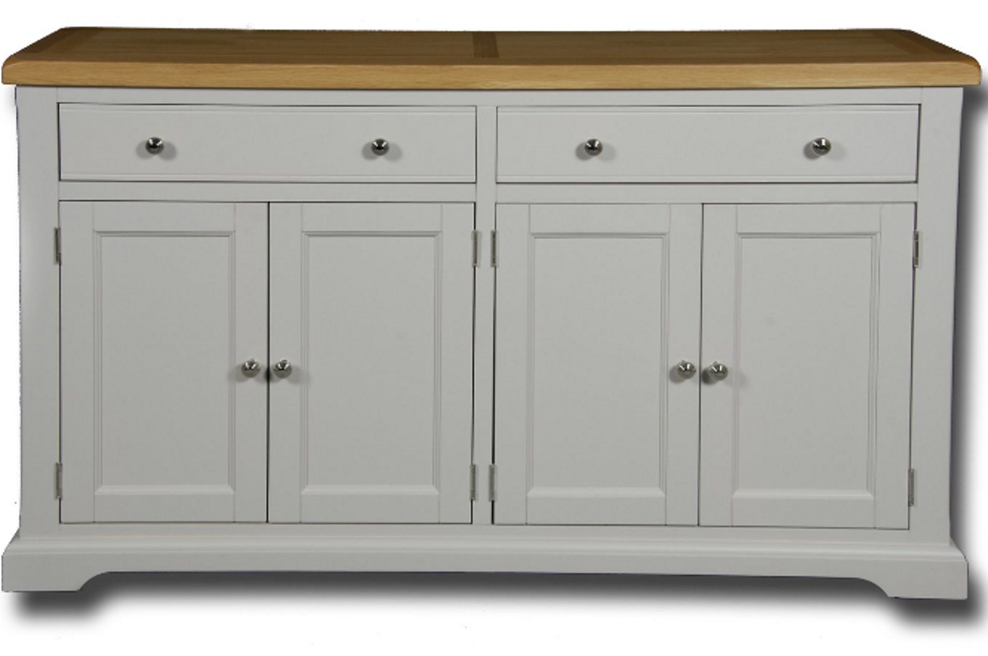 Real Wood Rio Painted 2 Drawer 4 Door Dresser Base - Sideboards ...