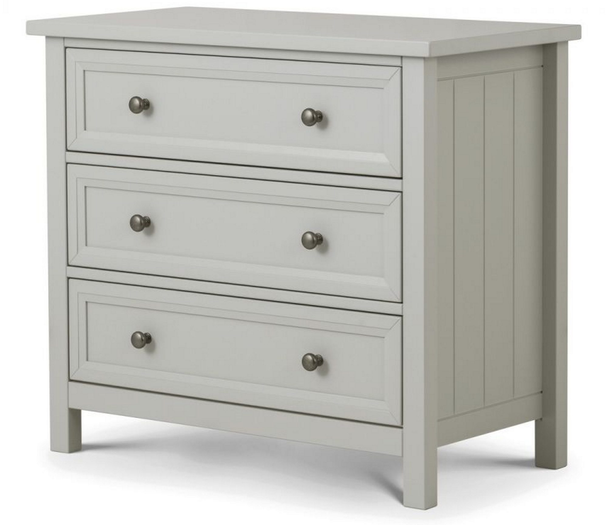 Julian Bowen Maine 3 Drawer Wide Chest - Bedside Chests - Hafren Furnishers