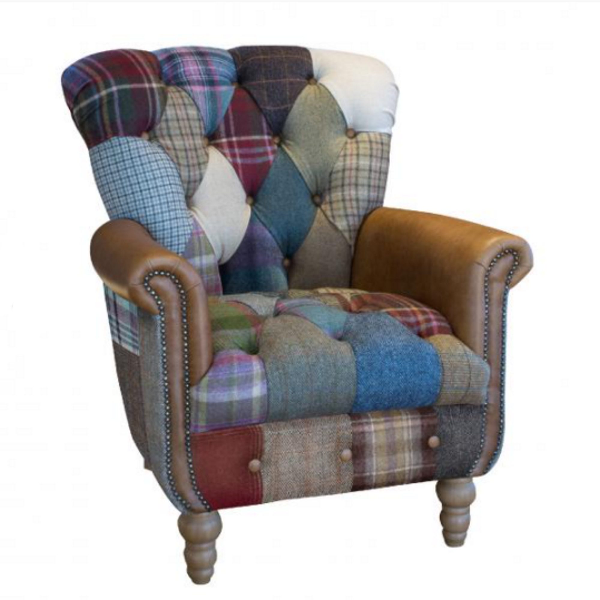 Vintage Sofa Company Gotham Harlequin Chair (Fast Track) - Chairs ...