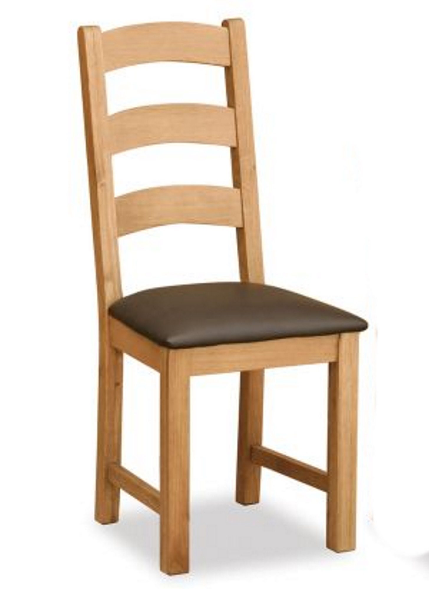 Global Home Salisbury Lite Dining Chair Brown PU Seat - Dining Chairs ...