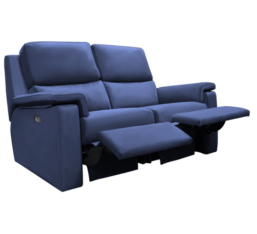 G Plan Harper Small Double Recliner Sofa With Headrest & Lumbar ...