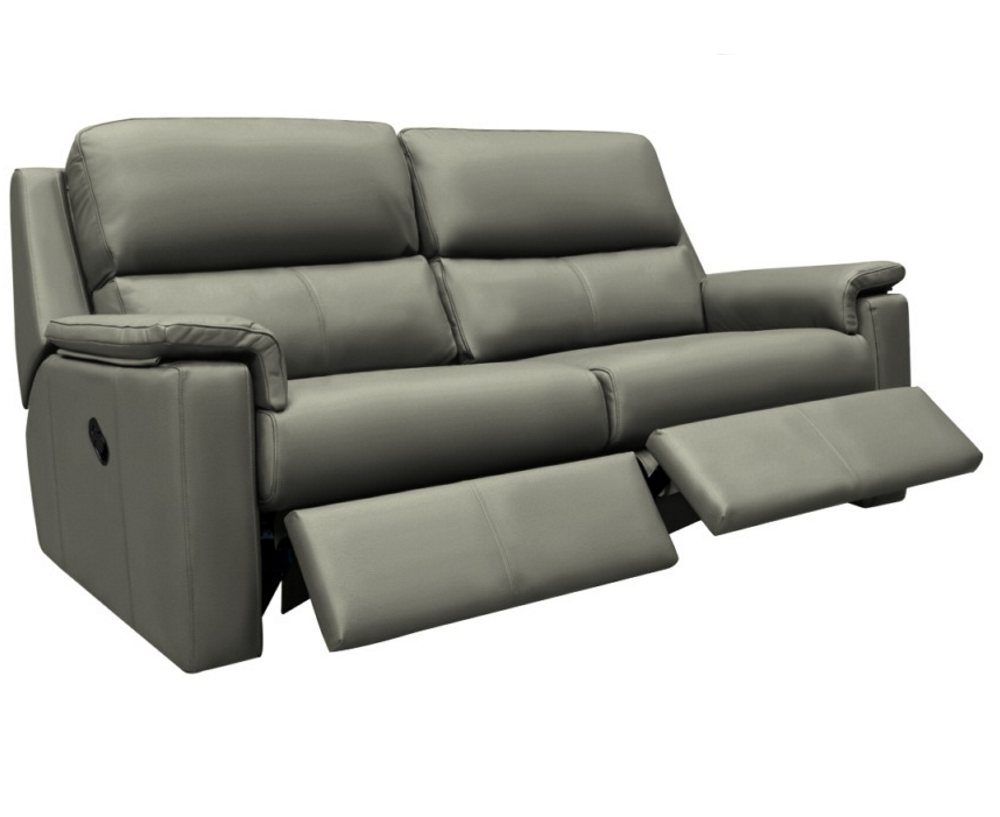 G Plan Harper Large Double Recliner Sofa With Headrest & Lumbar ...