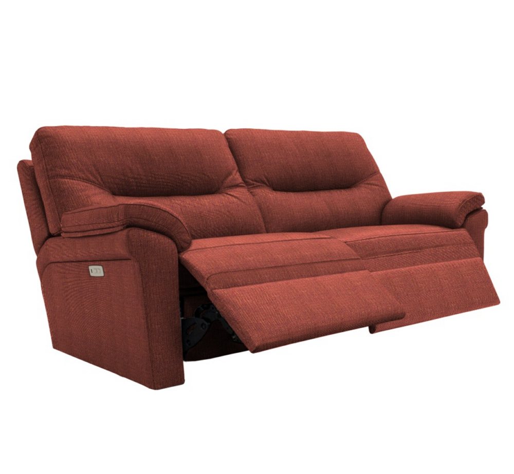 G Plan Seattle 3 Seater Double Powered Recliner - Sofas - Hafren Furnishers