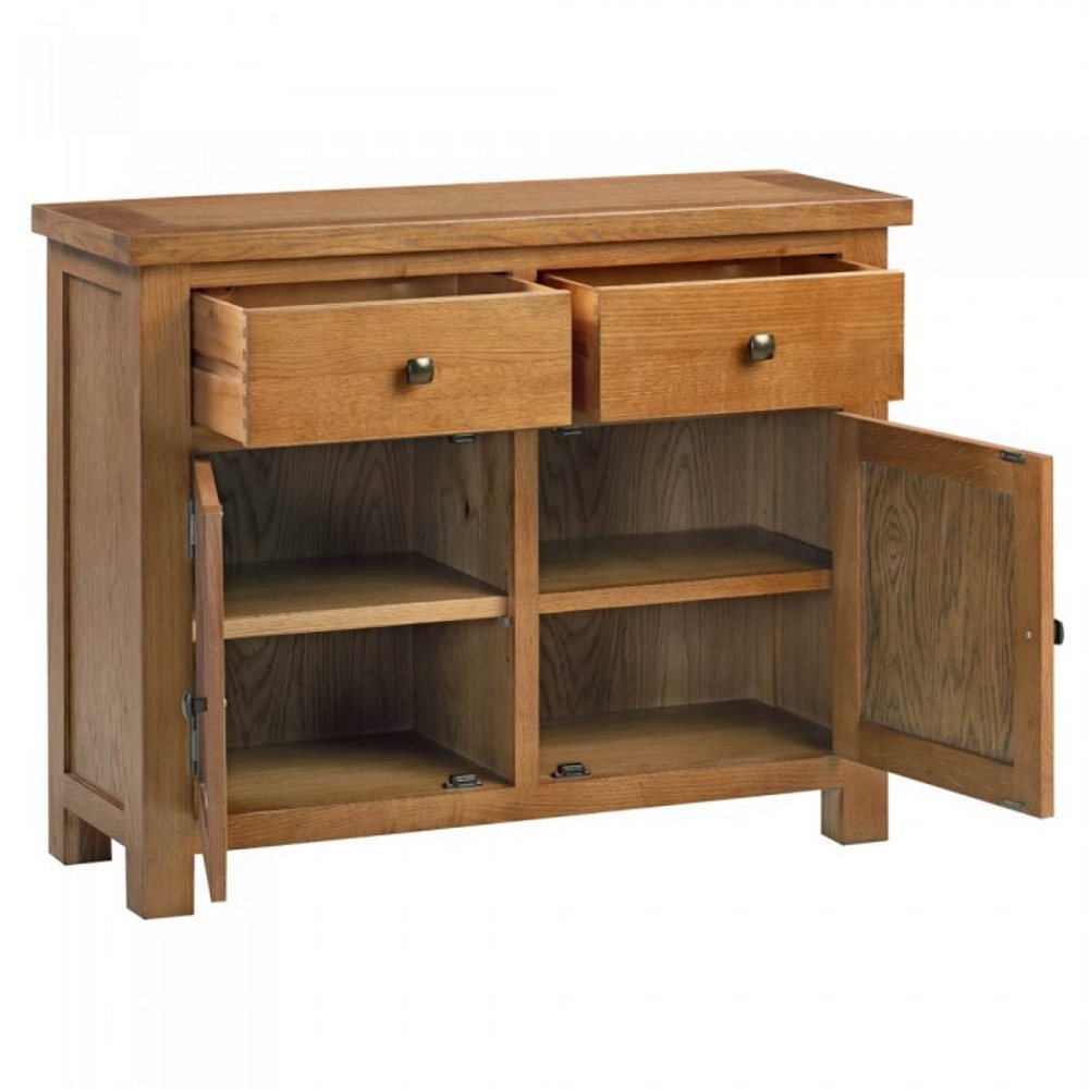Devonshire Living Devonshire Dorset Rustic Oak 2 Door Sideboard ...