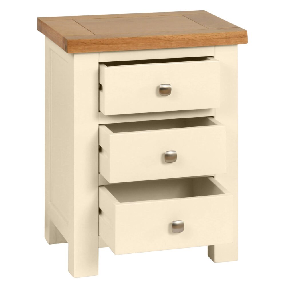Devonshire Living Devonshire Dorset Painted 3 Drawer Bedside Chest ...