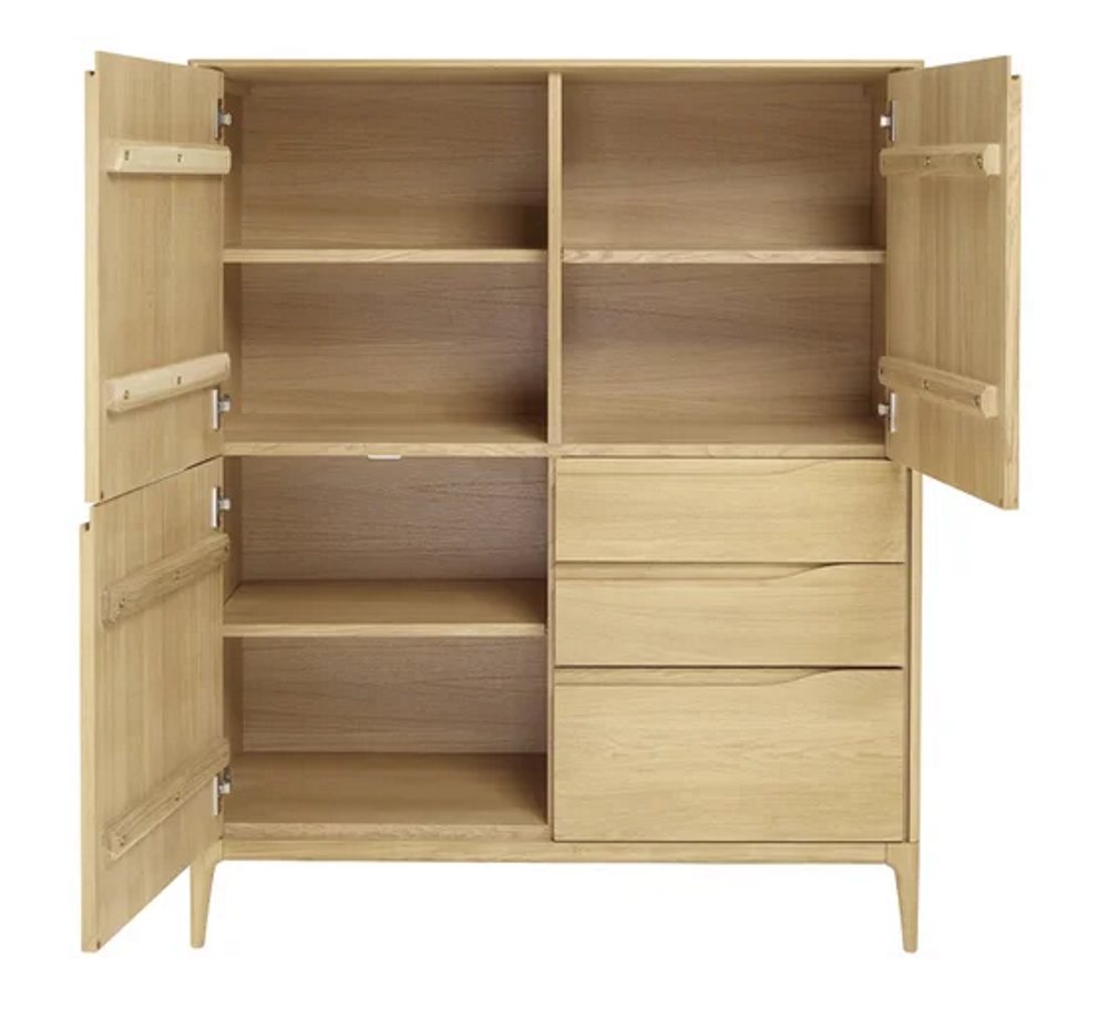 Ercol Romana Highboard - Cabinets & Display Units - Hafren Furnishers