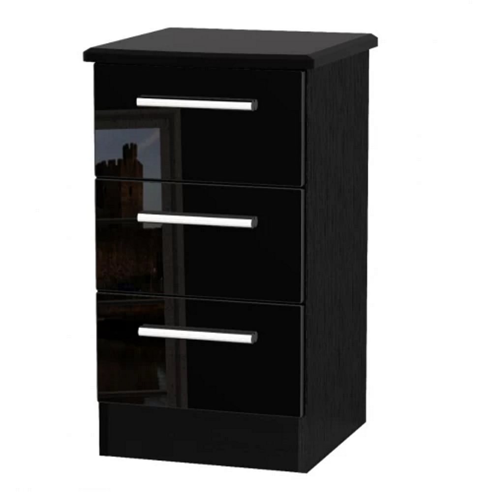 Welcome Furniture Knightsbridge 3 Drawer Locker - Bedside Chests ...