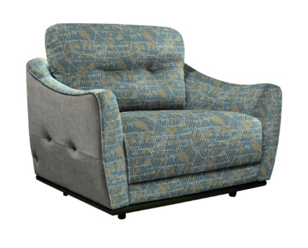 G Plan Vintage Albion Armchair Fabric C With Accent Fabric B - Chairs ...