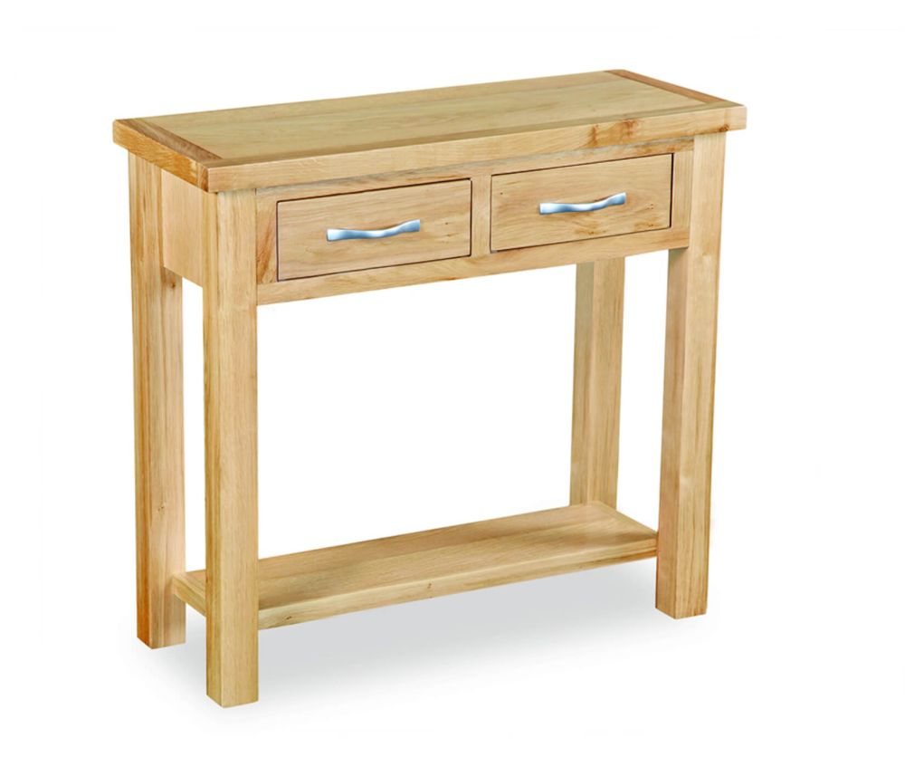 Global Home New Trinity Oak Console Table - Console Tables - Hafren ...