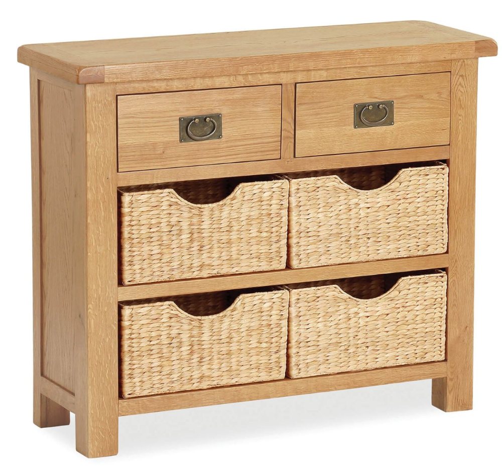 Global Home Salisbury Small Sideboard With Baskets - Sideboards ...