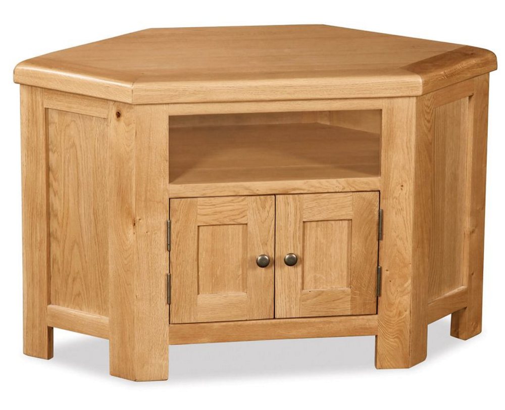 Global Home Salisbury Corner TV Unit - TV & Media Units - Hafren Furnishers