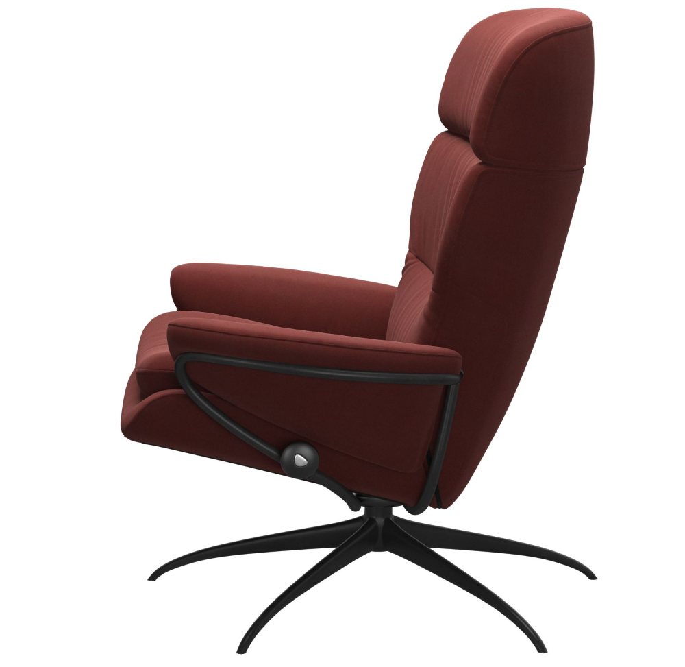 Stressless Rome Recliner Chair With Headrest (Star Base) - Recliners ...