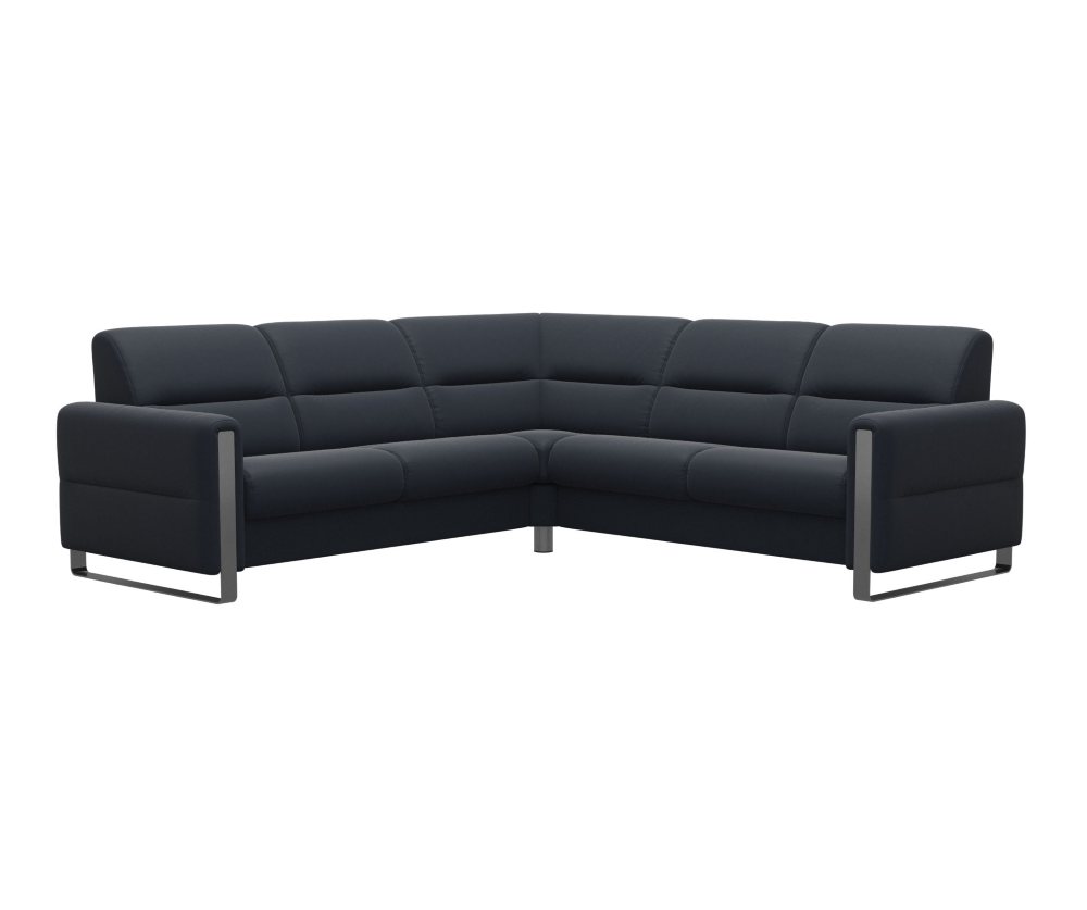 Stressless Fiona Corner Unit 2 Seater x 2 Seater With Steel Arm ...