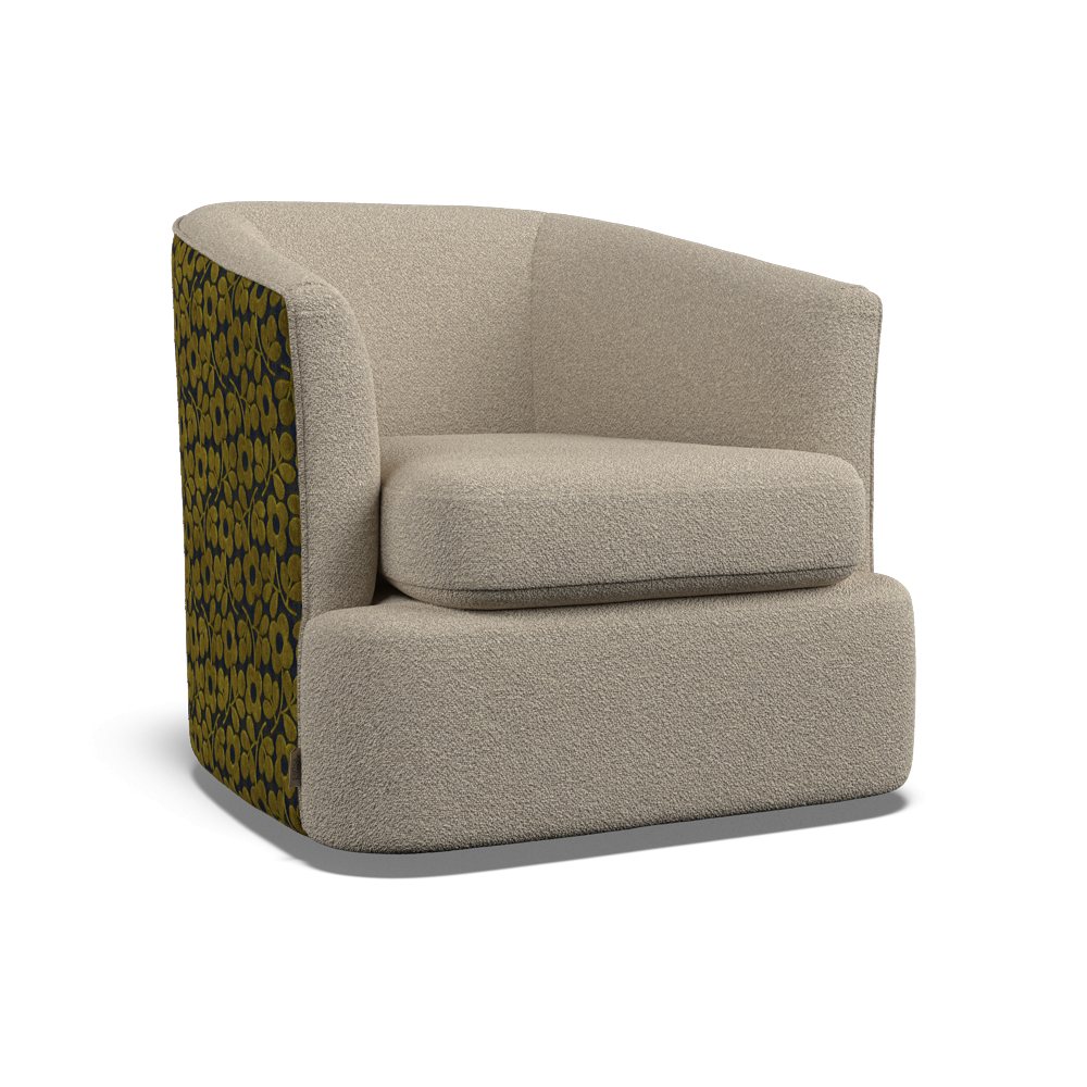 Orla Kiely Callan Swivel Chair - Chairs - Hafren Furnishers
