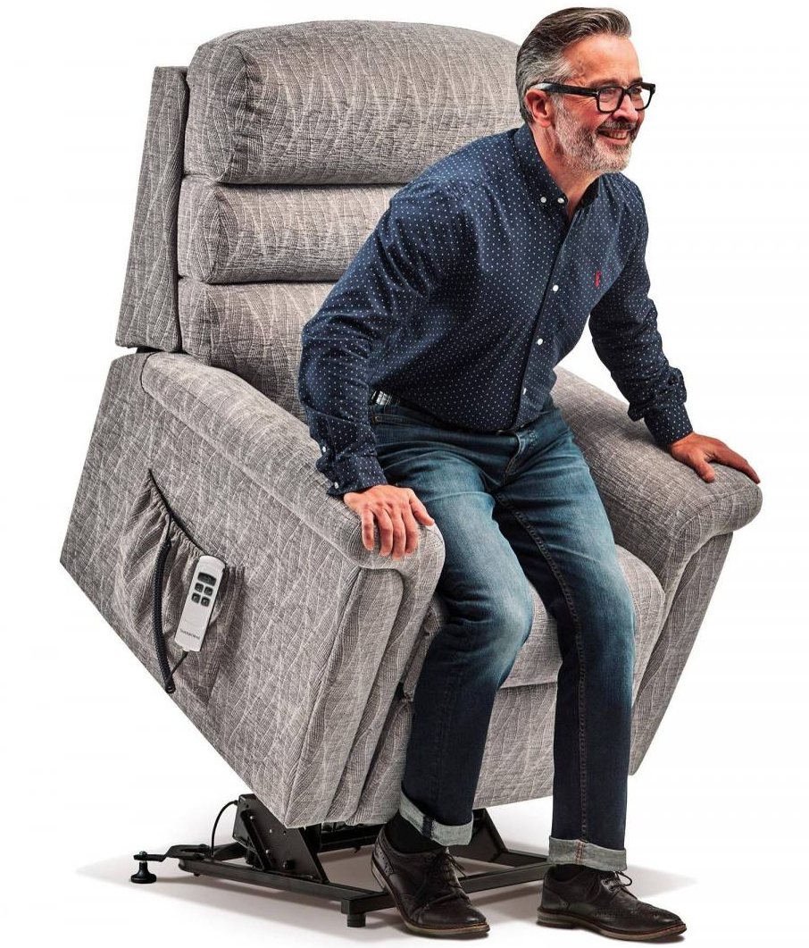 Sherborne Upholstery Comfi-Sit 2 Motor Rise & Recliner Vat Zero Rated ...