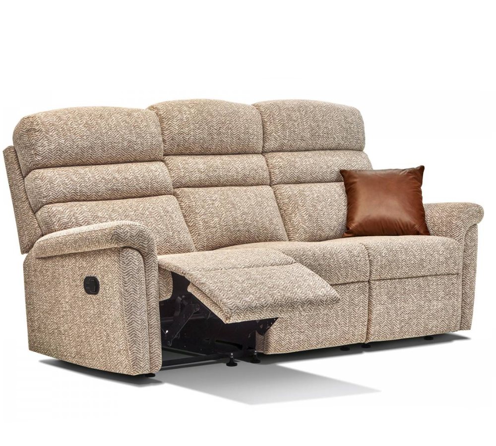 Sherborne Upholstery Comfi-Sit 3 Seater Rechargeable Powered Reclining ...