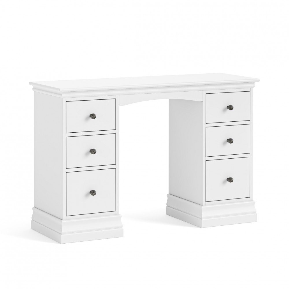 Corndell Bordeaux Double Pedestal Dressing Table - Dressing Tables ...