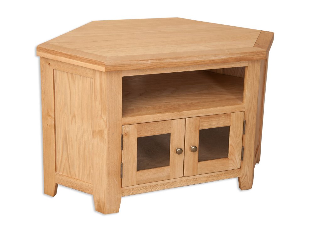 IFD Melbourne Glazed TV Cabinet - TV & Media Units - Hafren Furnishers