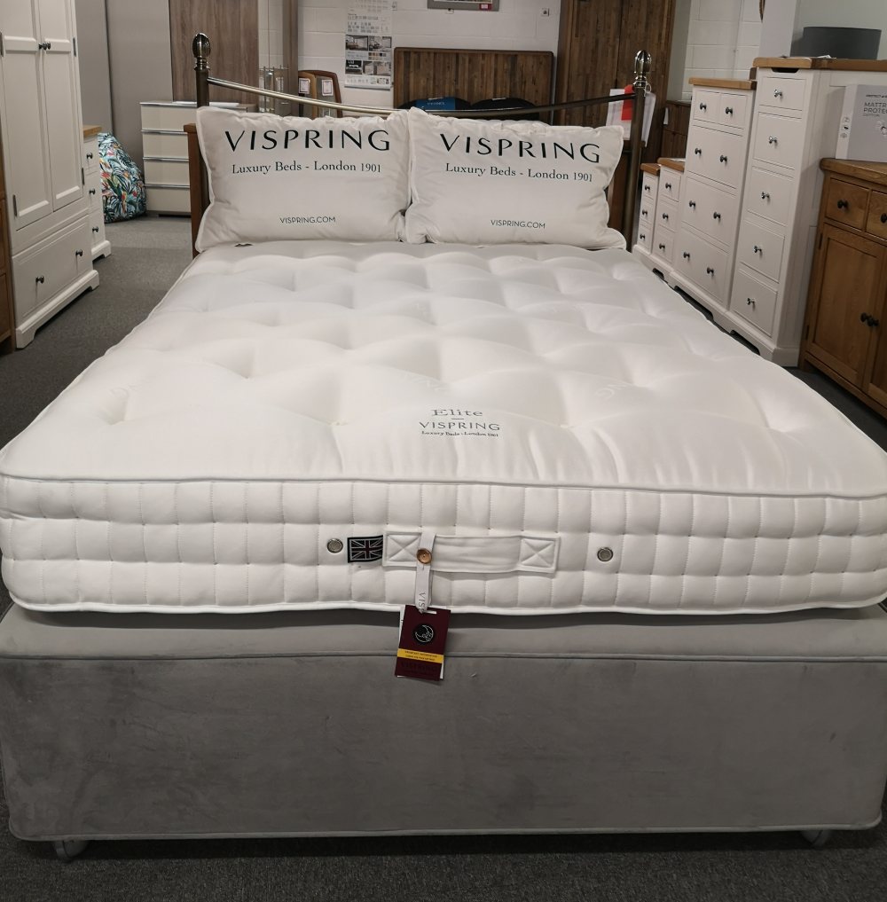 Vispring Elite Double (135cm) 2 Drawer Divan Set - Clearance Beds ...