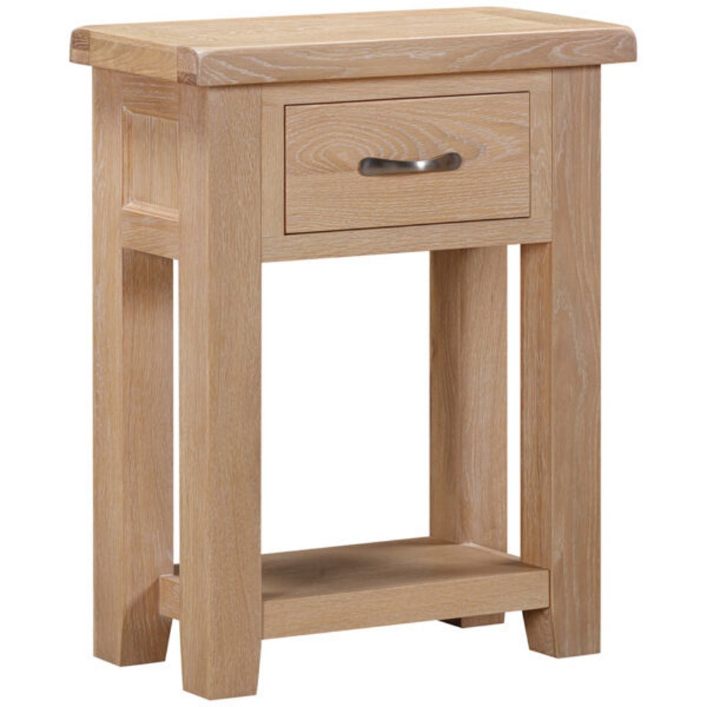 Devonshire Living Devonshire Wiltshire Oak Small Console Table - Console Tables - Hafren Furnishers