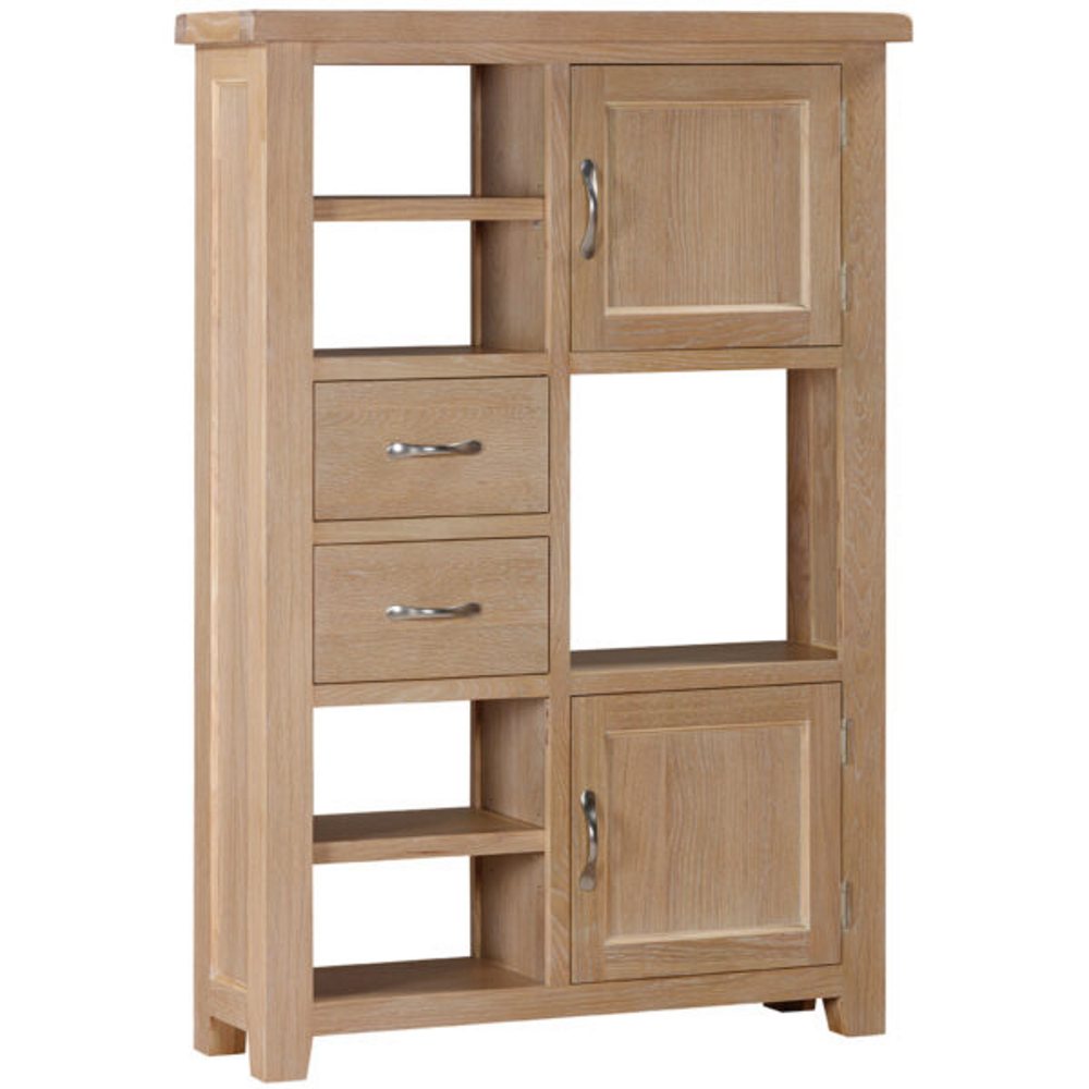 Devonshire Living Devonshire Wiltshire Oak Tall Display Unit - Cabinets ...