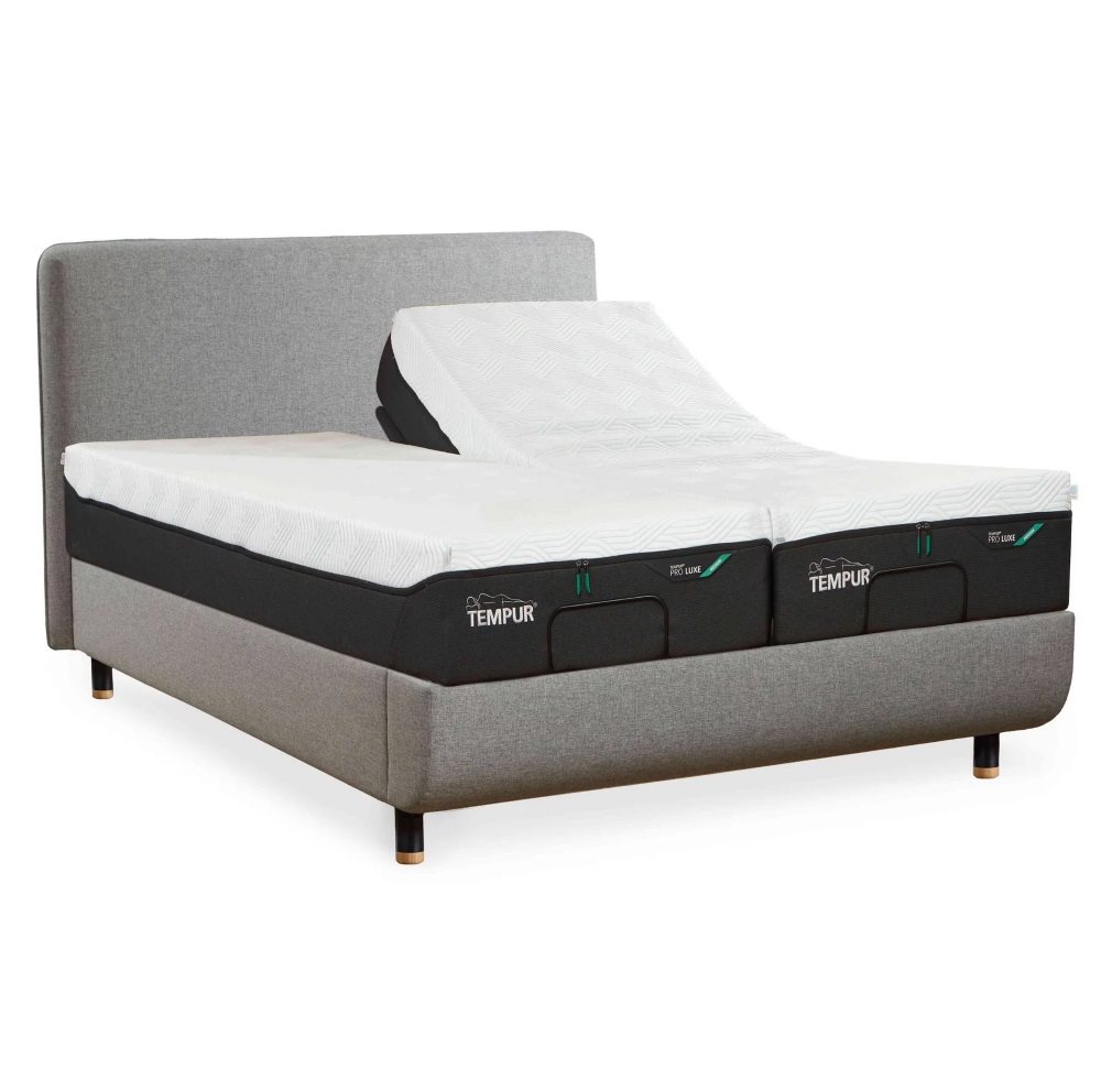 Tempur Arc Adjustable Disc Bedframe With Form Headboard - Bedframes - Hafren Furnishers