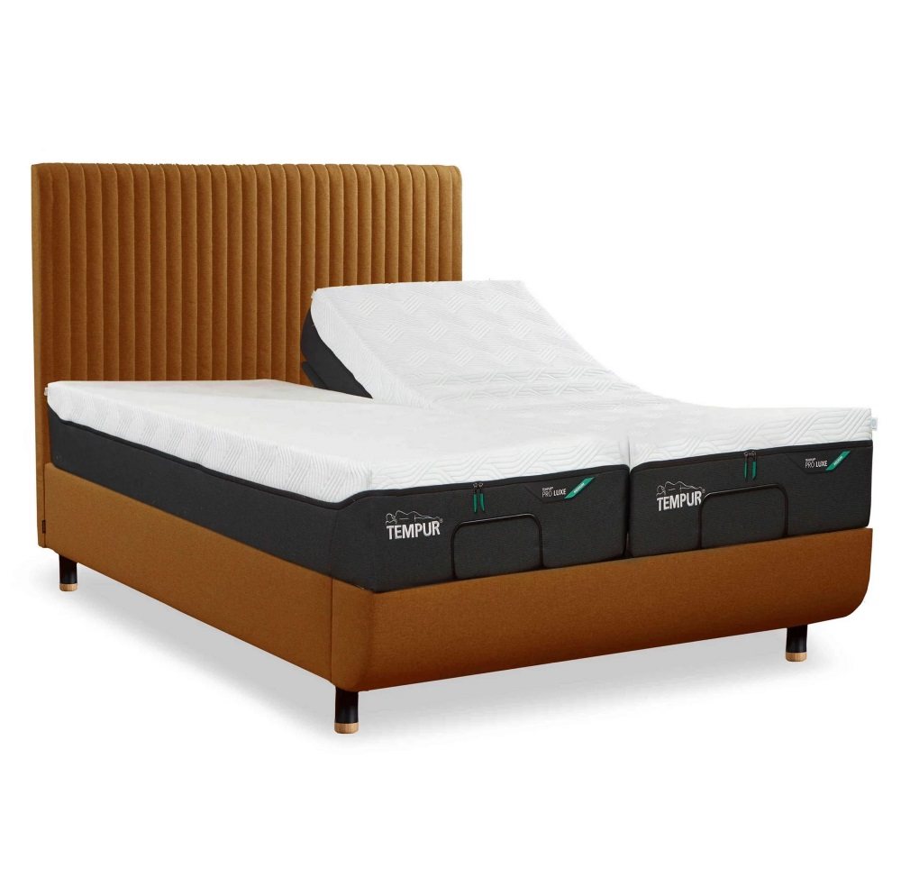 Tempur Arc Adjustable Disc Bedframe With Vertical Headboard - Bedframes ...