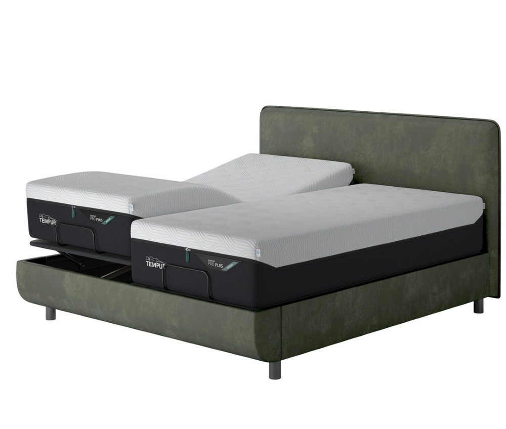 Tempur Ergo Smart Base Bed With Form Headboard - Bedframes - Hafren ...