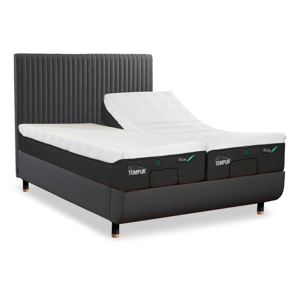 Tempur Ergo Smart Base Bed With Vertical Headboard - Bedframes - Hafren ...