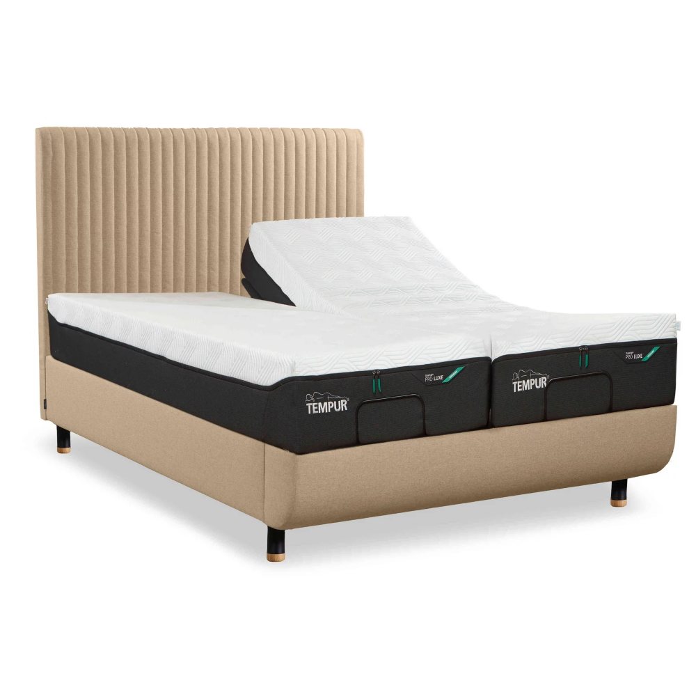 Tempur Ergo Smart Base Bed With Vertical Headboard - Bedframes - Hafren ...