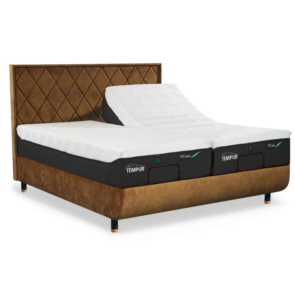Tempur Ergo Smart Base Bed With Quilted Headboard - Bedframes - Hafren ...