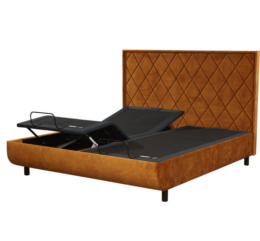 Tempur Ergo Smart Base Bed With Quilted Headboard - Bedframes - Hafren ...