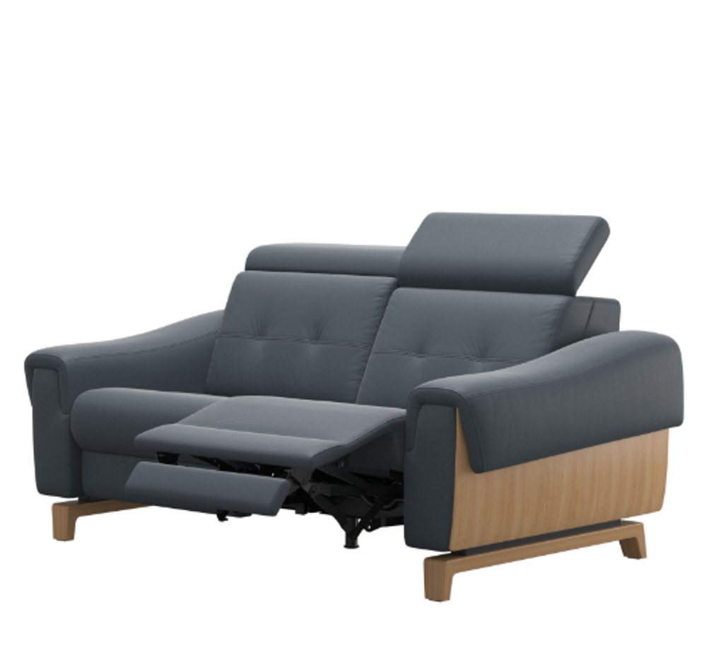 Stressless Anna 2 Seater Static Sofa With A3 Arms - Sofas - Hafren Furnishers