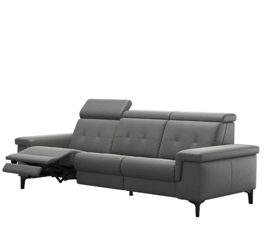Stressless Anna 3 Seater 3 Power Recliner With A2 Arms - Sofas - Hafren ...