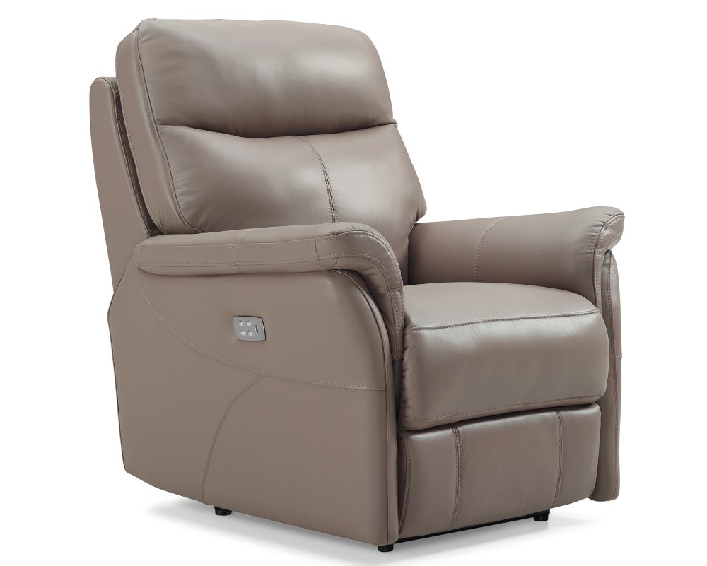 Hyde Line 6593 Verona Powered Armchair Recliner With Comfort Plus ...