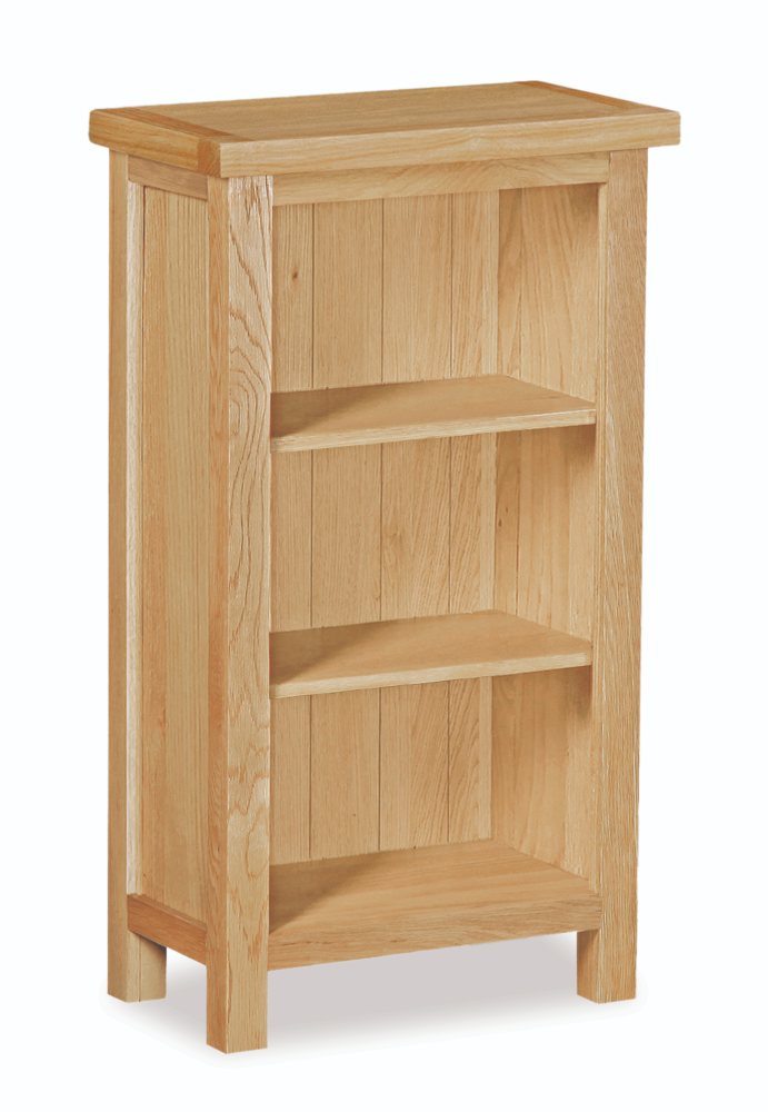 Global Home New Trinity Oak Mini Bookcase - Bookcases - Hafren Furnishers
