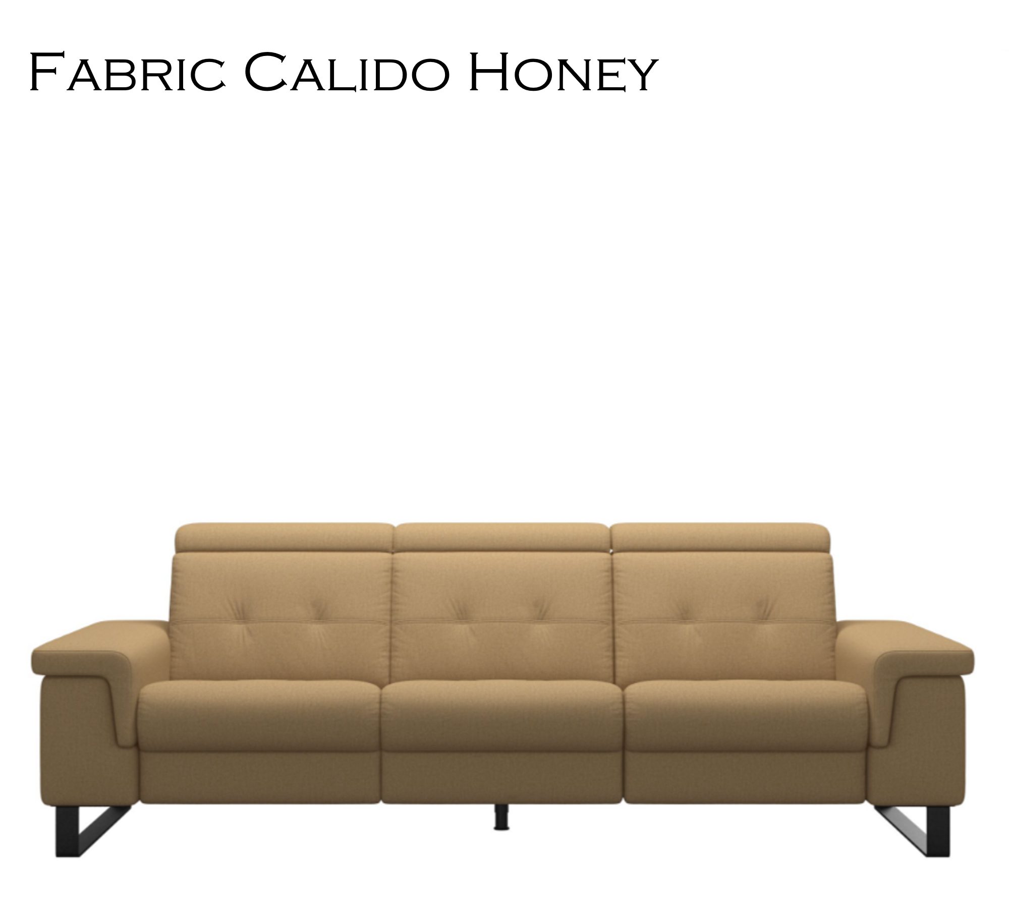 Stressless Anna 3 Seater Static Sofa With A2 Arms - Sofas - Hafren ...