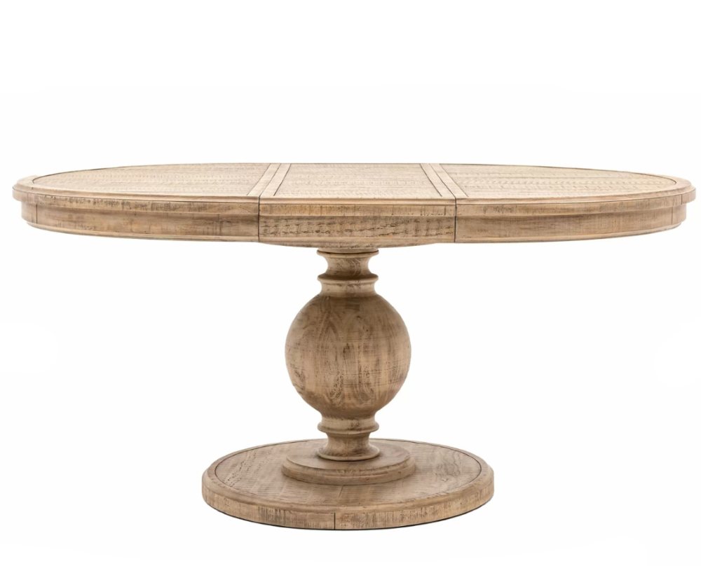 Gallery Direct Vancouver Round Extending Dining Table - Dining Tables ...