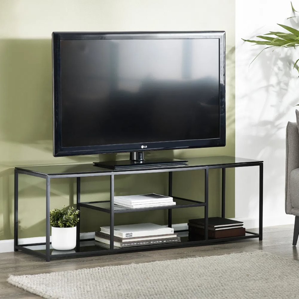Julian Bowen Chicago TV Unit Smoked Glass - TV & Media Units - Hafren ...