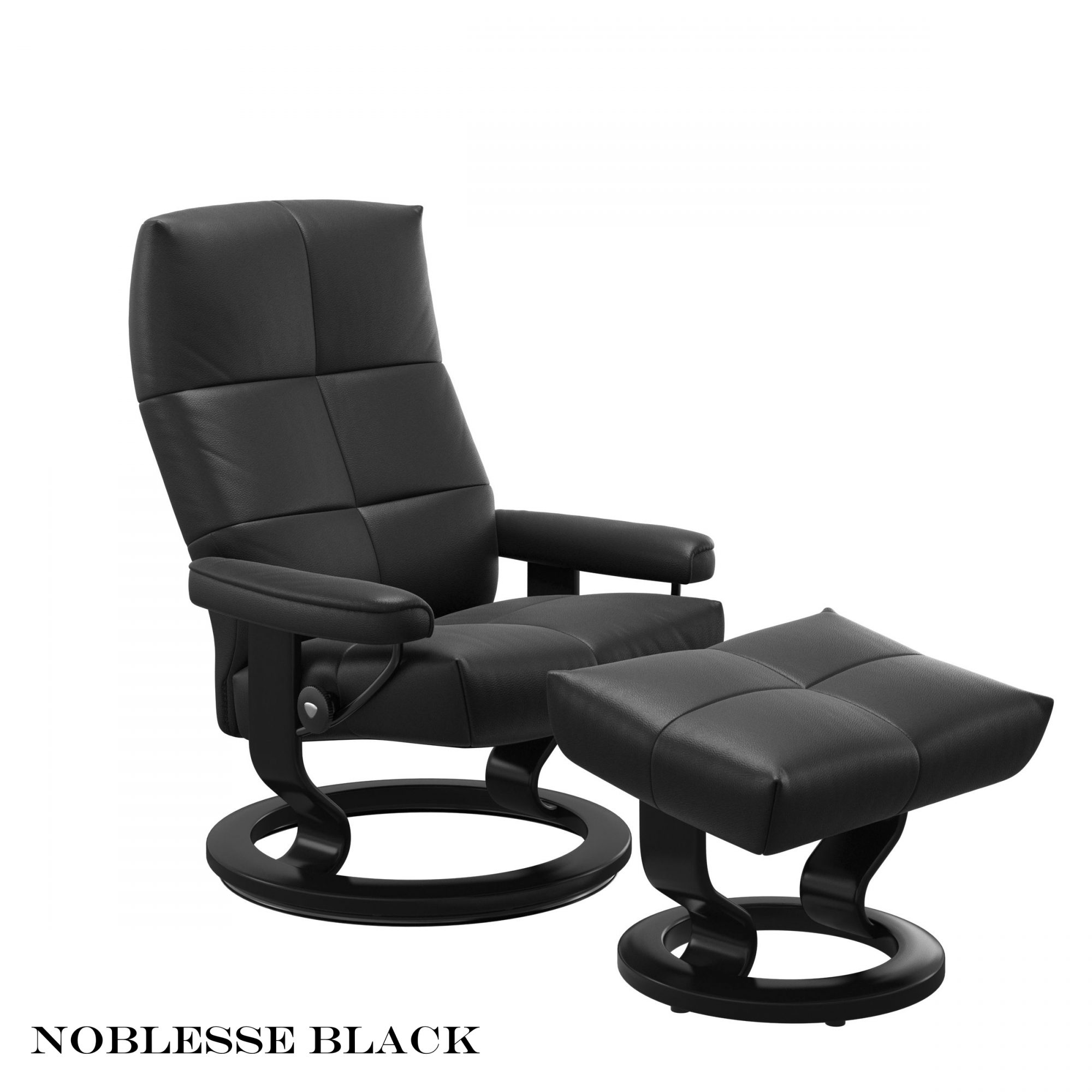 Stressless David Recliner Classic Base Chair & Footstool 3 Sizes ...
