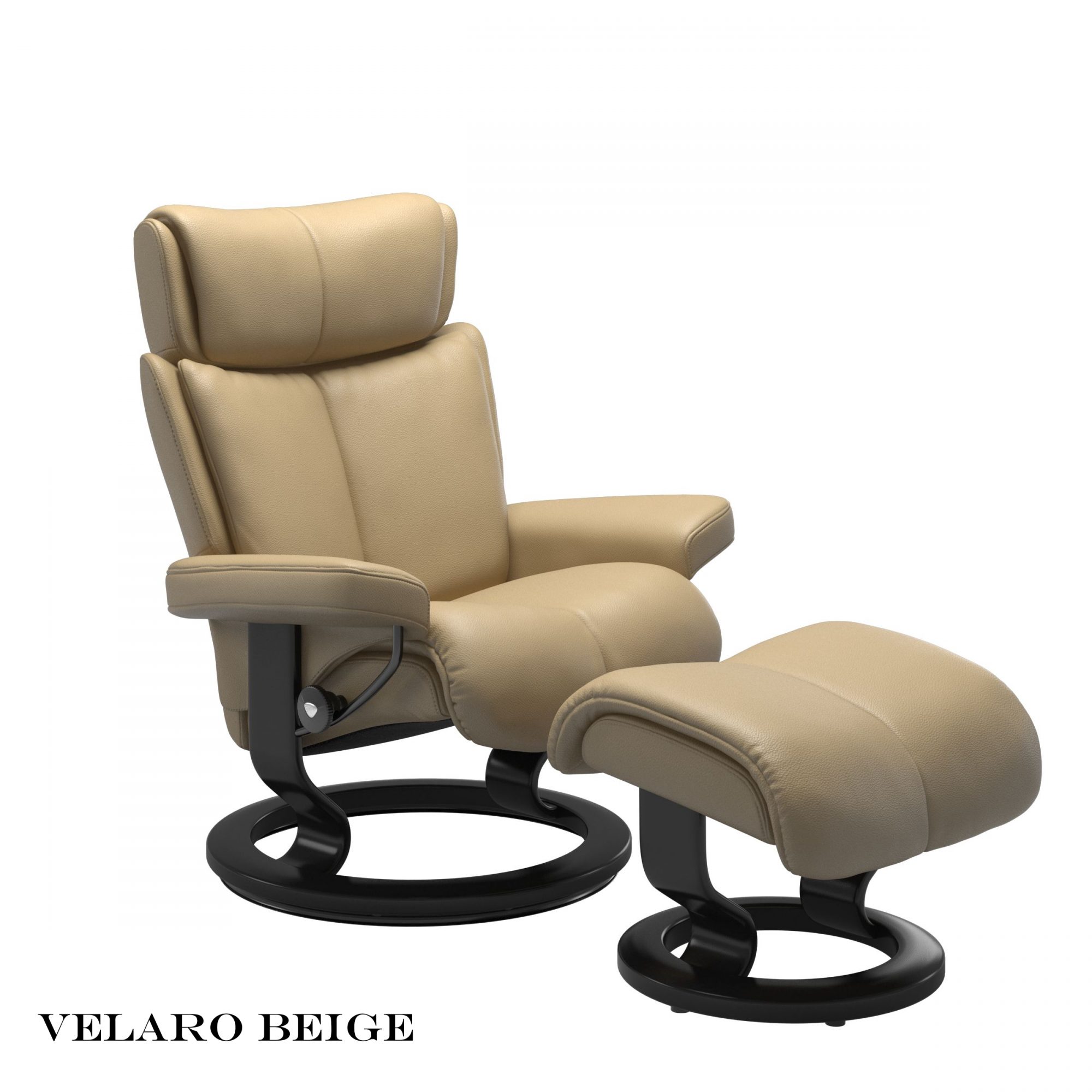 Stressless Magic Classic Base Recliner Chair & Footstool 3 Sizes ...