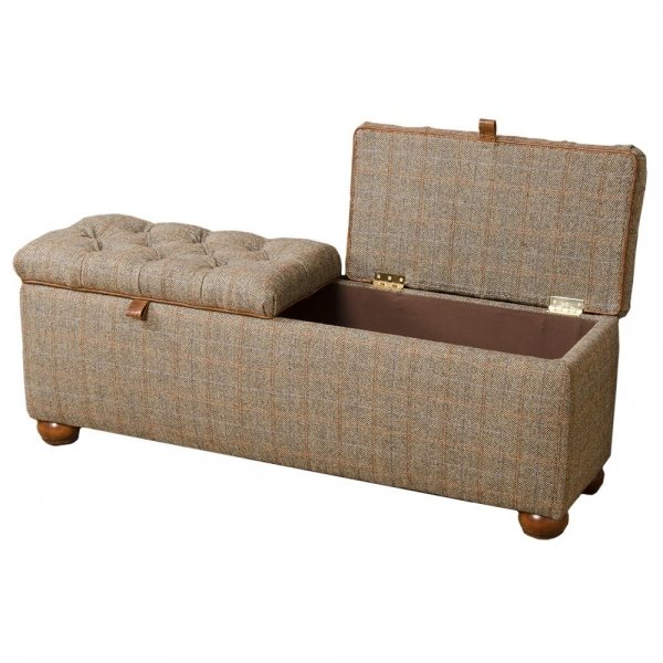 Tetrad Eriskay Harris Tweed Blanket Box - Blanket Boxes - Hafren Furnishers