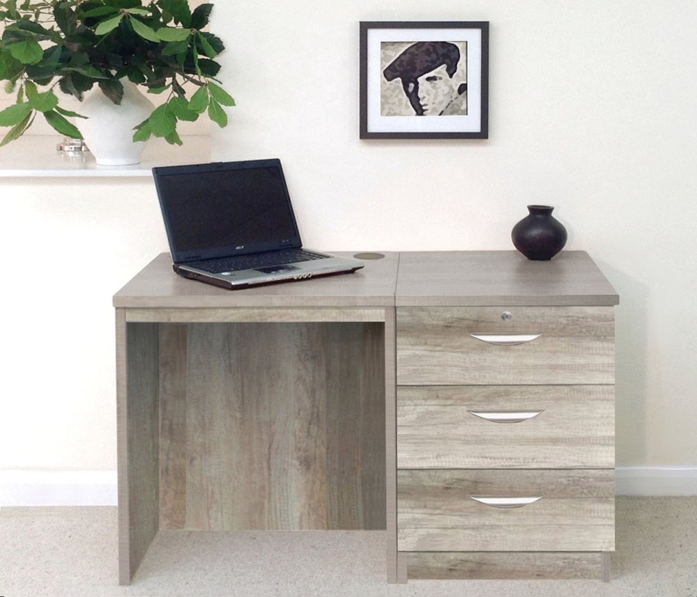 R White Cabinets Set 03 - Desk with CD/DVD Storage Unit - Desks And ...