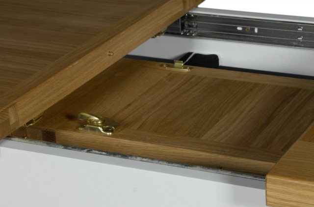 Real Wood Rio Painted Extending Rectangular Table - Dining Tables ...