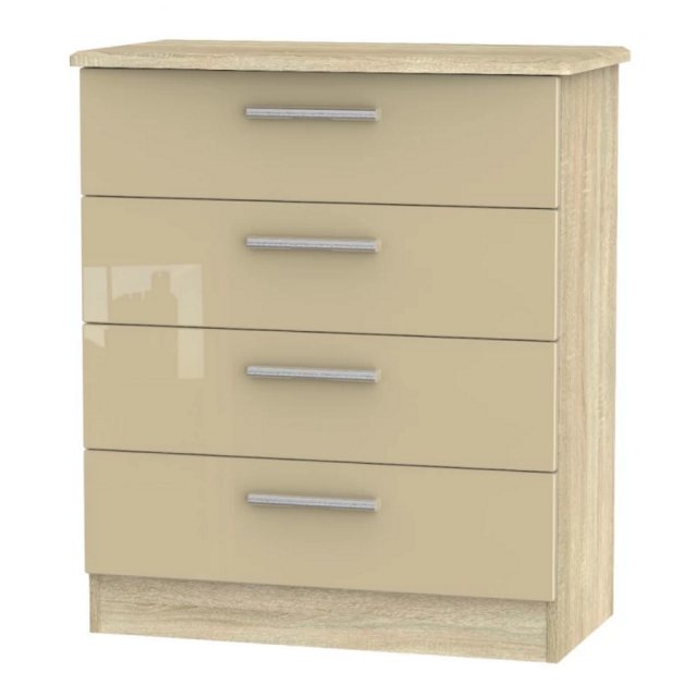 Welcome Furniture Knightsbridge 4 Drawer Chest - Bedside Chests ...
