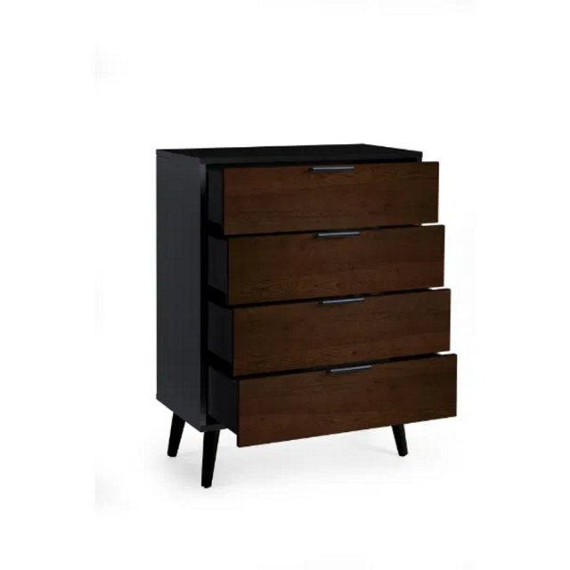 Julian Bowen Alba 4 Drawer Chest - Bedside Chests - Hafren Furnishers
